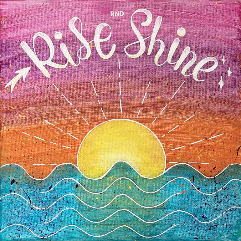 Rise and Shine Painting by Anastasia Gulyaeva | Saatchi Art