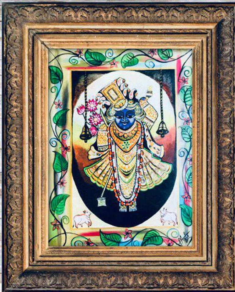 Srinath ji divine Painting by Forma Pictura | Saatchi Art