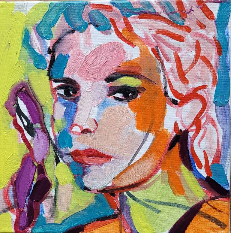 L'absence Painting by Golnaz Afraz | Saatchi Art