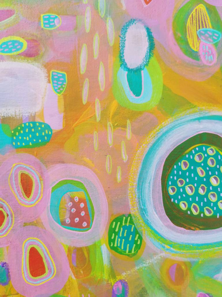Over the Moon Painting by Evelyn La Starza | Saatchi Art