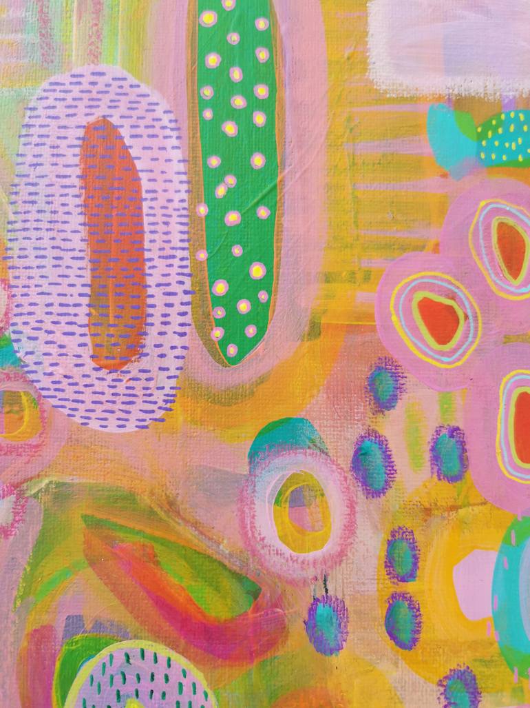 Over the Moon Painting by Evelyn La Starza | Saatchi Art