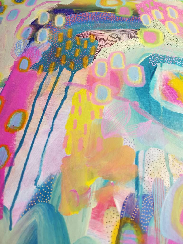 Stream of consciousness Painting by Evelyn La Starza | Saatchi Art