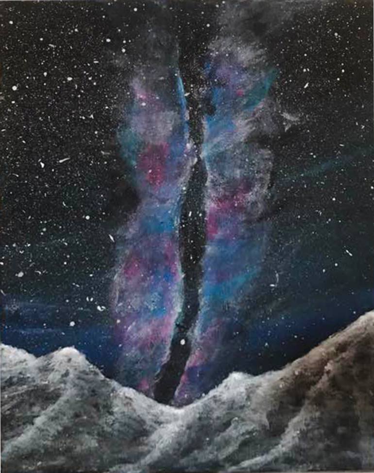 Starry night Painting by Lisa Martini | Saatchi Art