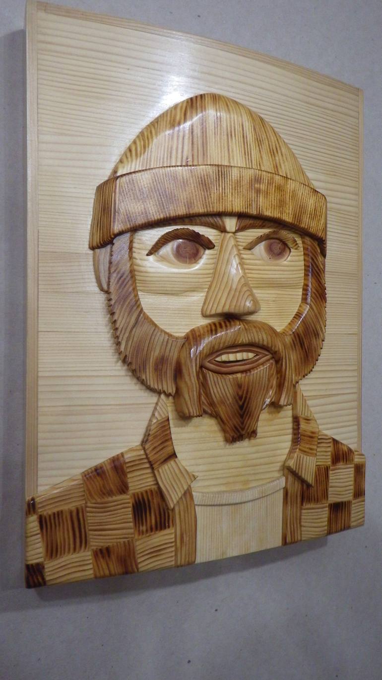 The Woodsman Sculpture by Eric Klein | Saatchi Art