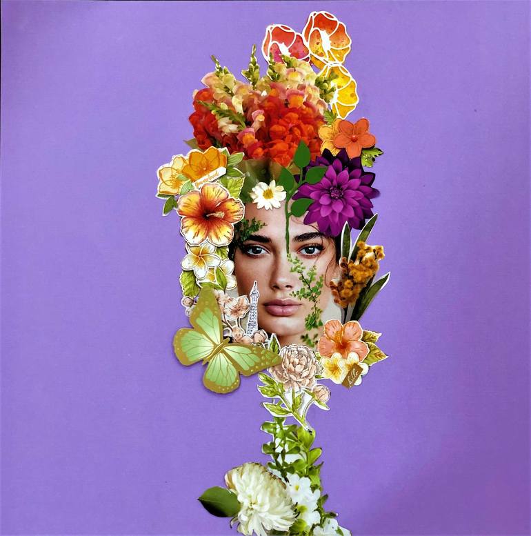 Intertwined Collage by Kms Art Studio | Saatchi Art