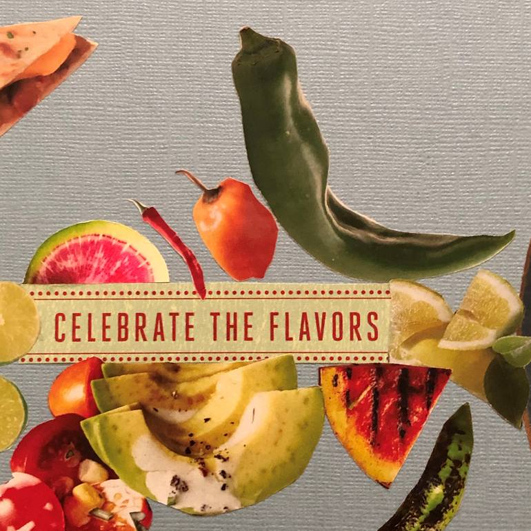 Celebrate the Flavors Collage by KMS Art Studio | Saatchi Art