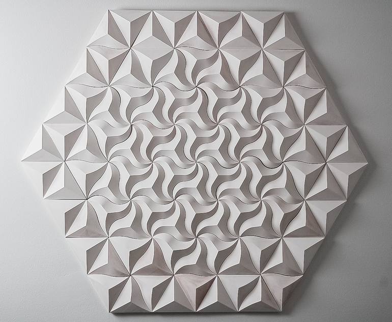 Morphed Hexagon Sculpture by TATIANA NELSON-JOSEPH | Saatchi Art