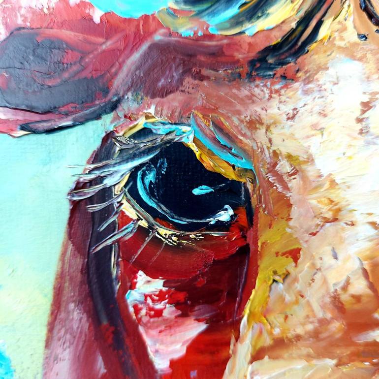 THE TAURUS. THE RAINBOW BULL. Painting by Margo Tartart | Saatchi Art