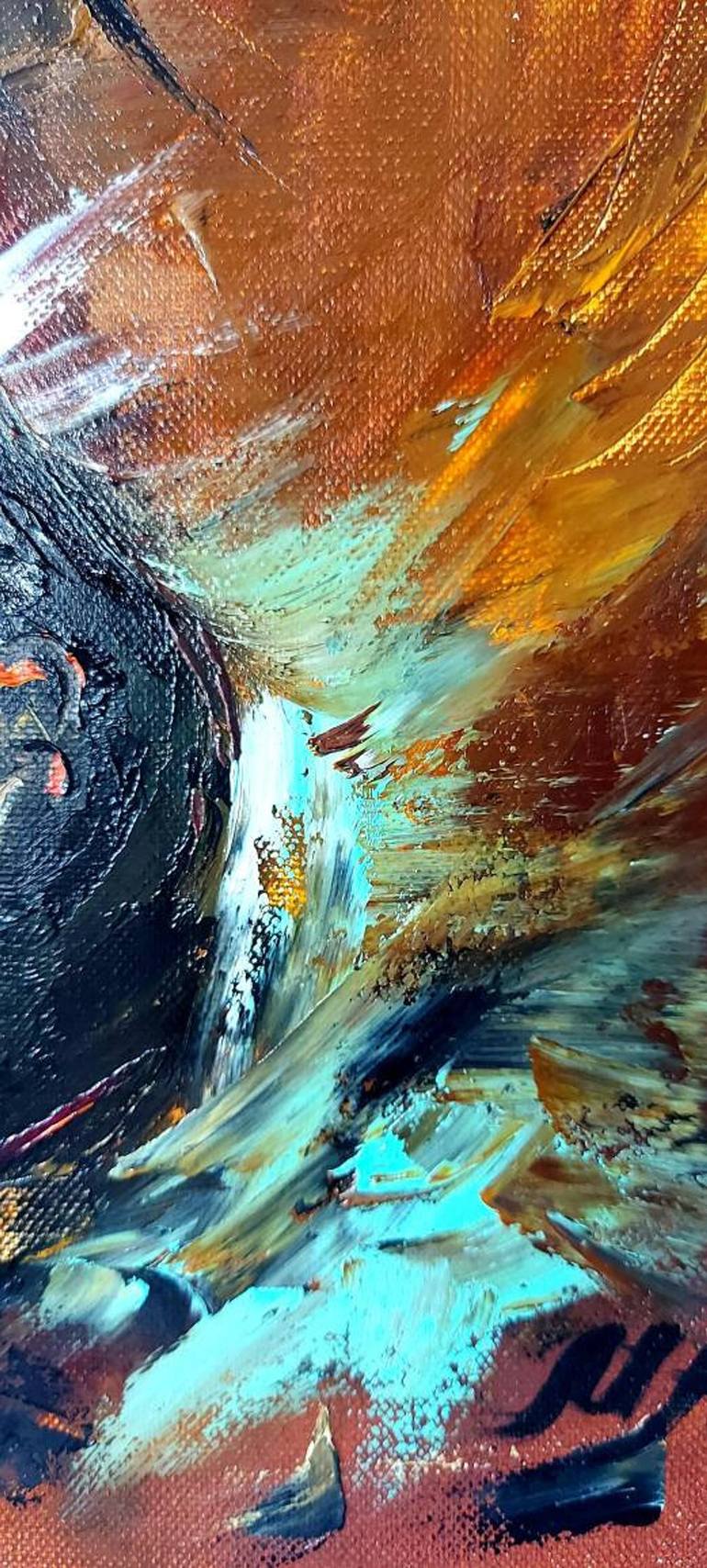 THE YOUNG BULL Painting by Margo Tartart | Saatchi Art