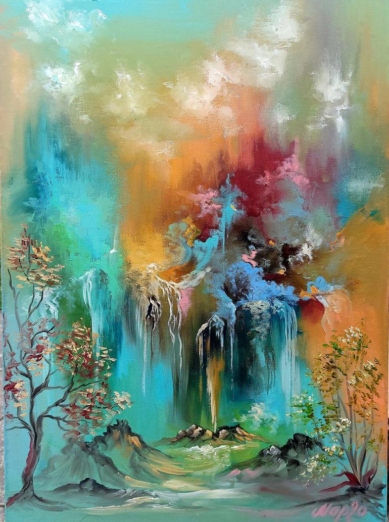 New Narure Abstract Painting by Margo Tartart | Saatchi Art