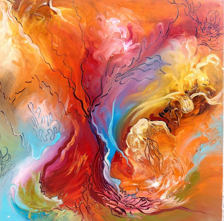 ,Delight'' Painting by Margo Tartart | Saatchi Art