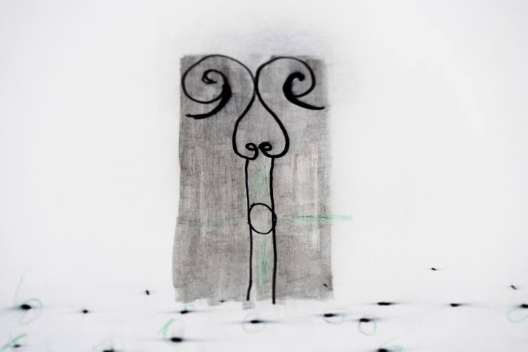 MIRADOR (LOOKOUT) Drawing by ANGEL FERNANDEZ | Saatchi Art