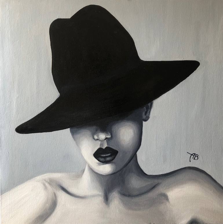 Noir Painting by Anna Briukhovetska | Saatchi Art