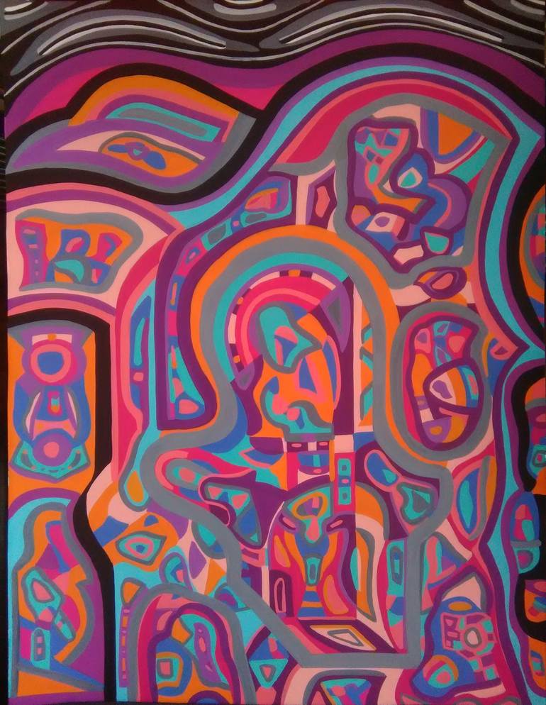 Horror Vacui Painting by Ysland Art | Saatchi Art