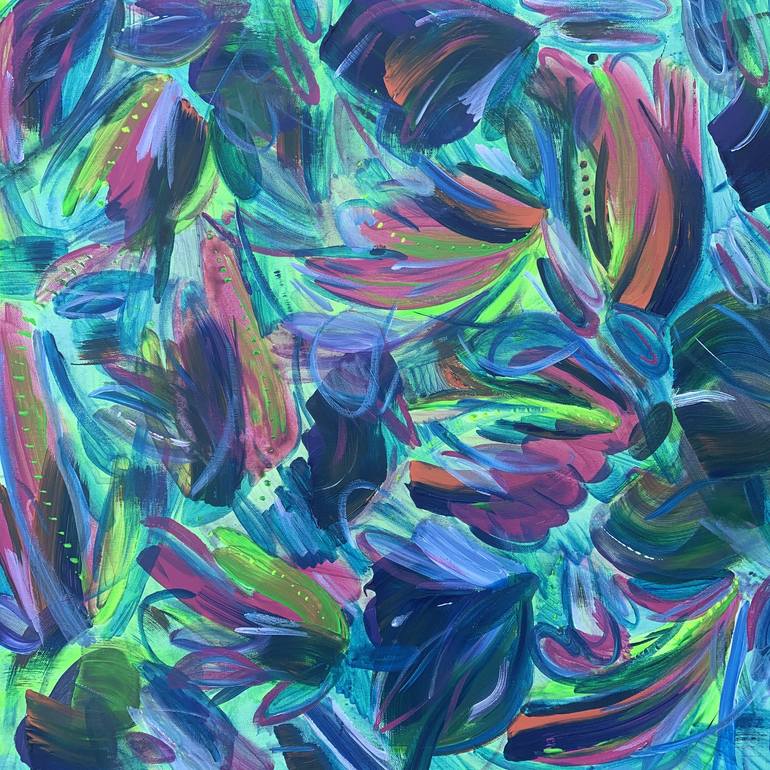 Positive Vibes Painting by Valentine Svihalek | Saatchi Art