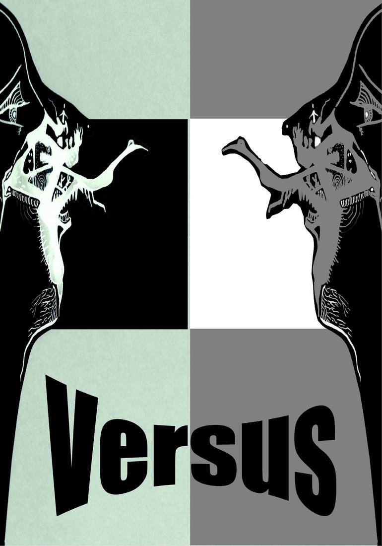 Versus Drawing by Korgis De vicinay | Saatchi Art