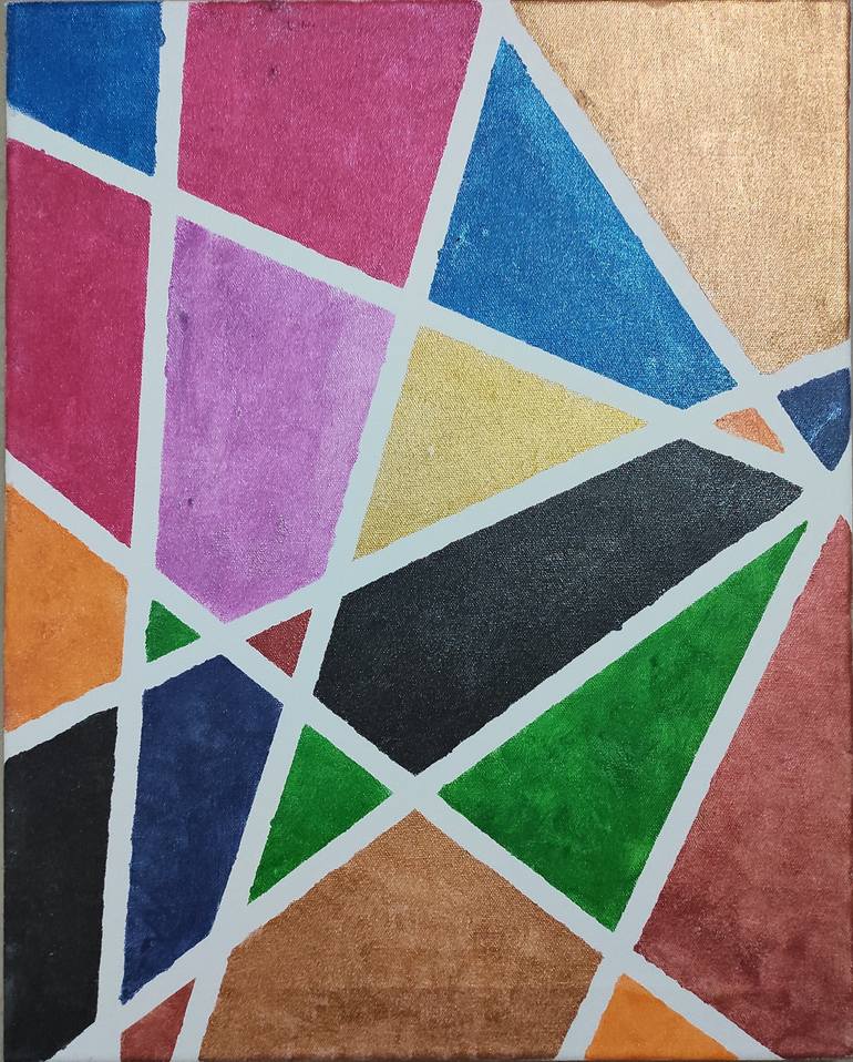 Vibrance, positive and colorful wavelength Painting by Artsus Rem ...