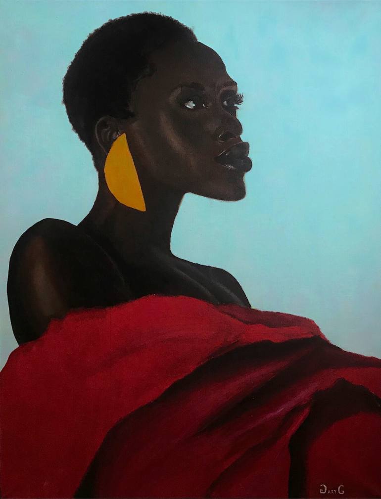 Portrait II Painting by Grig Art | Saatchi Art