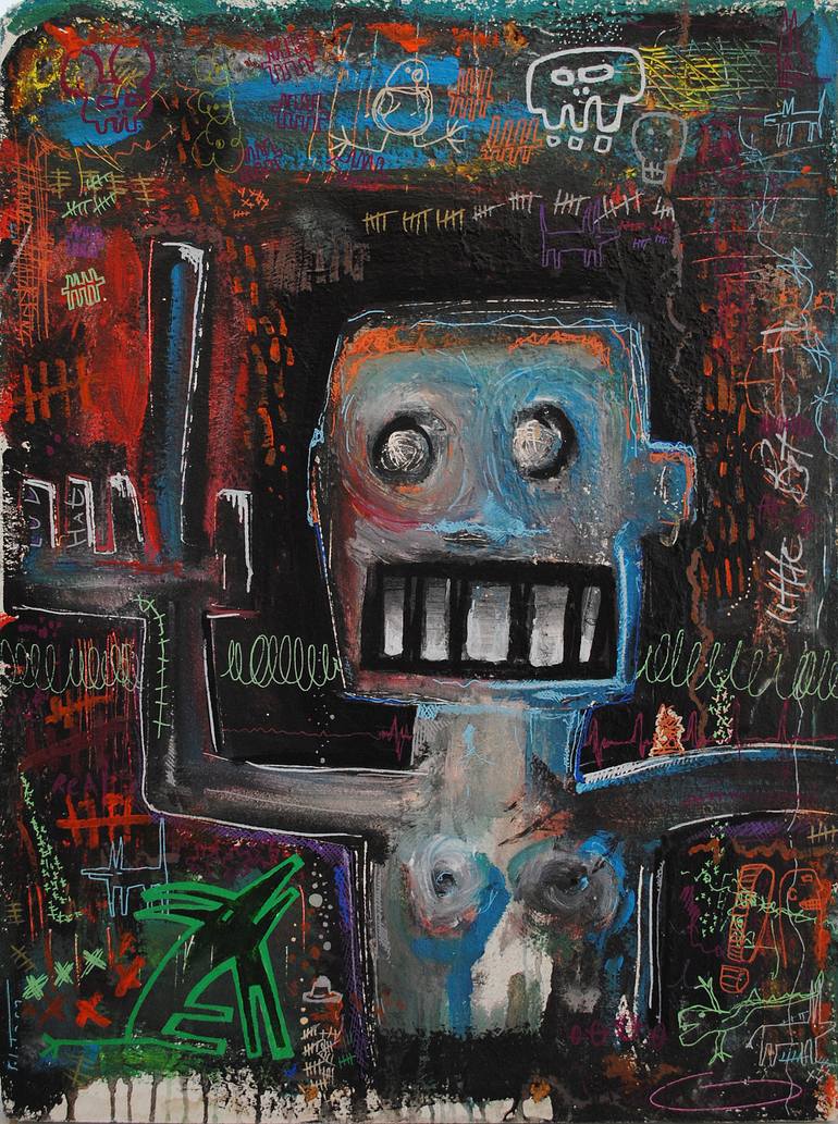Solitary 2020 Painting by Well Well | Saatchi Art