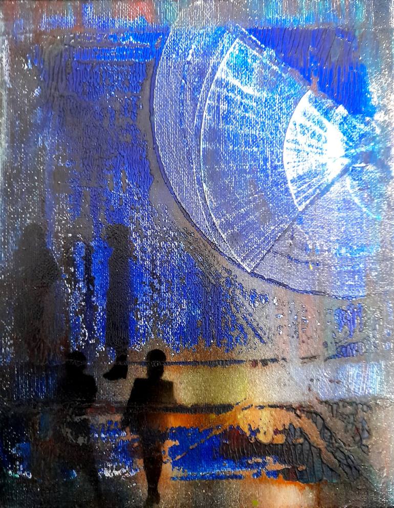 London Evening Painting by Keith Waller | Saatchi Art