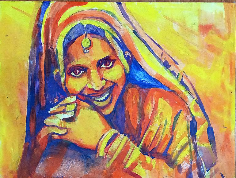 The Smile Painting by Amir Pasha | Saatchi Art