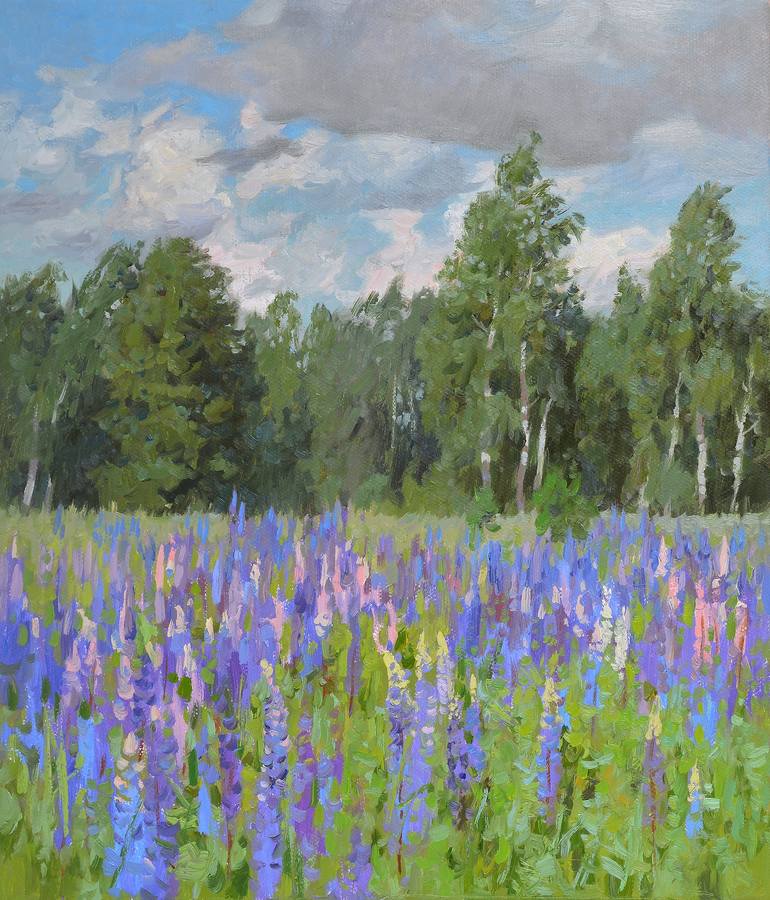 June Painting by Aleksei Pleshkov | Saatchi Art
