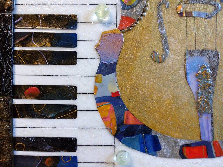 Rainy days. I like Chopin. Collage by Elana Solodka | Saatchi Art