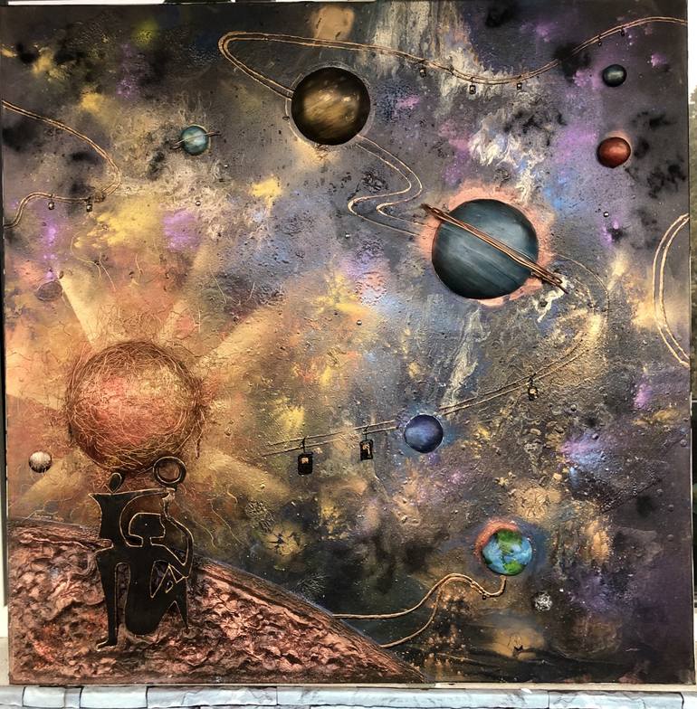 Aliens’s Reign 3D Painting by Agapes Reign | Saatchi Art