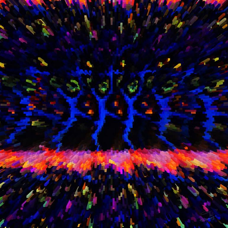 Stereogram Art #1 Mixed Media by Thaj Deen | Saatchi Art