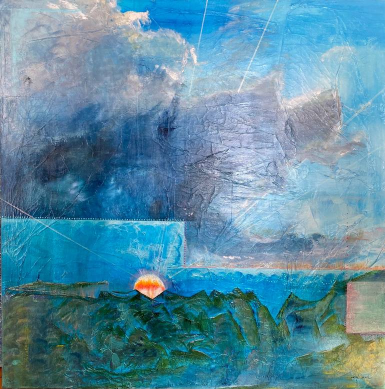 Promenade 2 Painting by Manon Lafrance | Saatchi Art