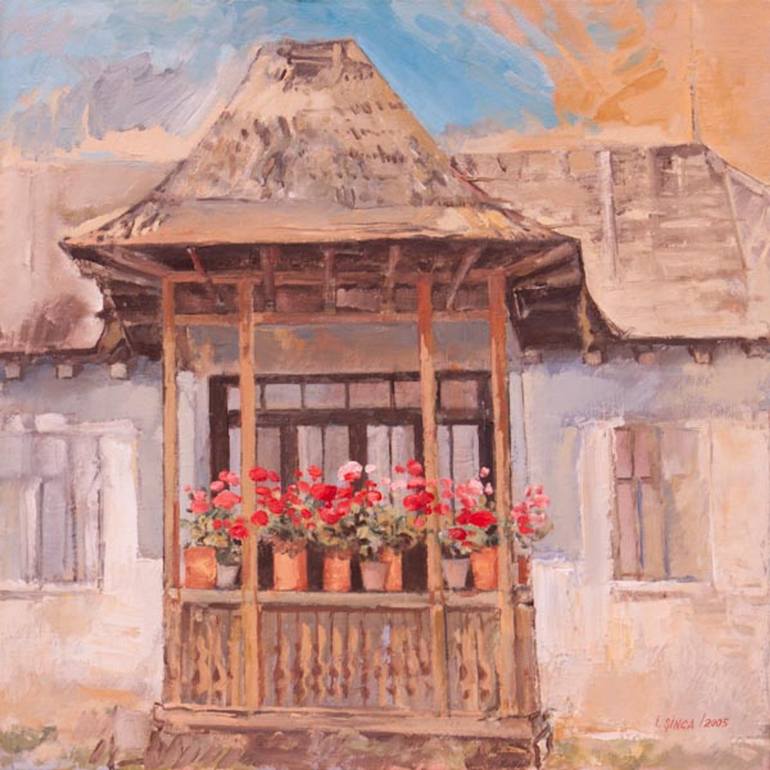Old House Painting by Ion Sinca | Saatchi Art