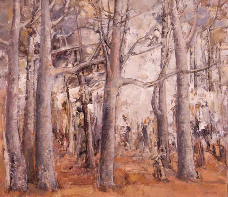Forest Painting by Ion Sinca | Saatchi Art