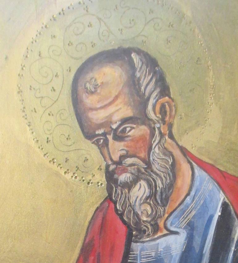 St John the Evangelist Painting by Grafolinea Art | Saatchi Art