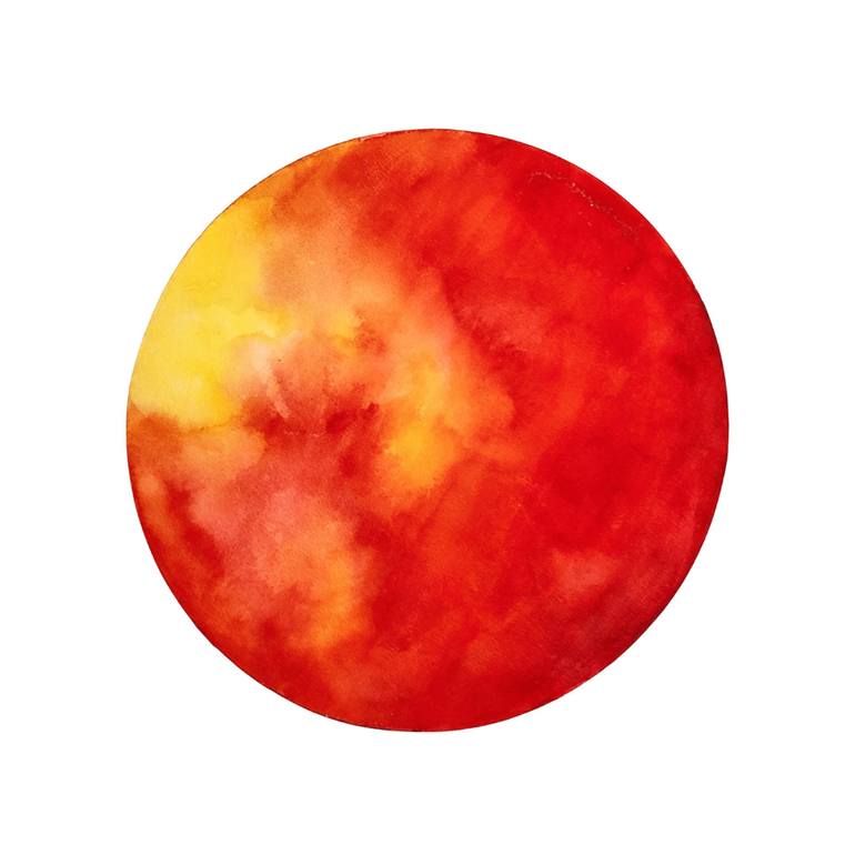 Blood Moon Painting by Alexiel Le | Saatchi Art
