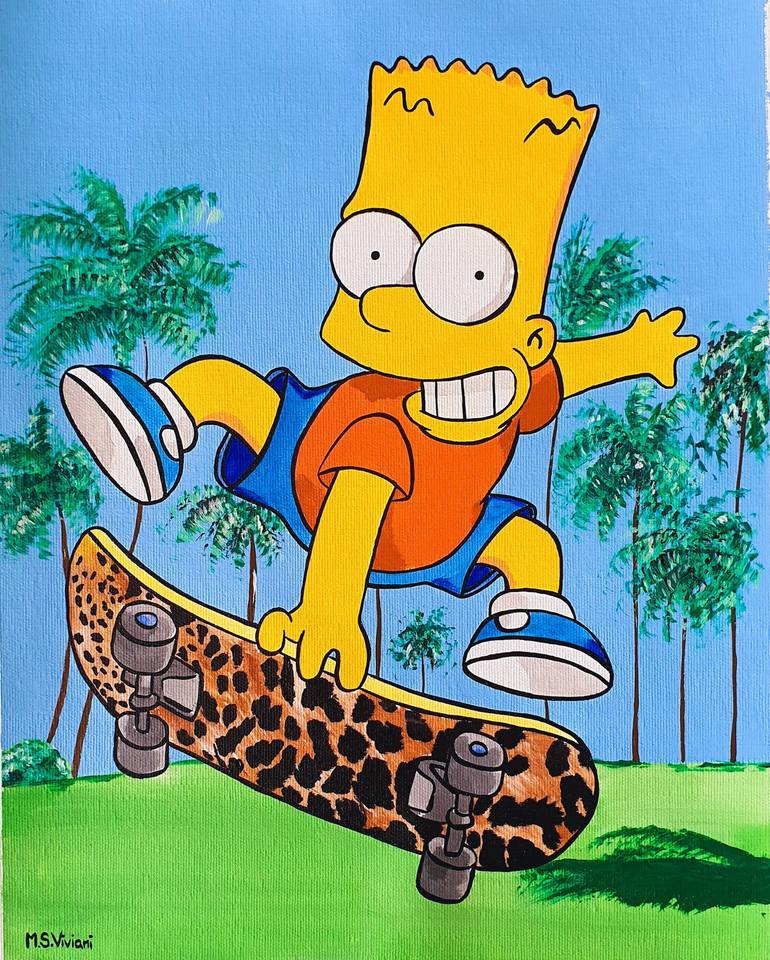 Bart Miami - Maria Sabrina Viviani Painting by Maria Sabrina Viviani ...