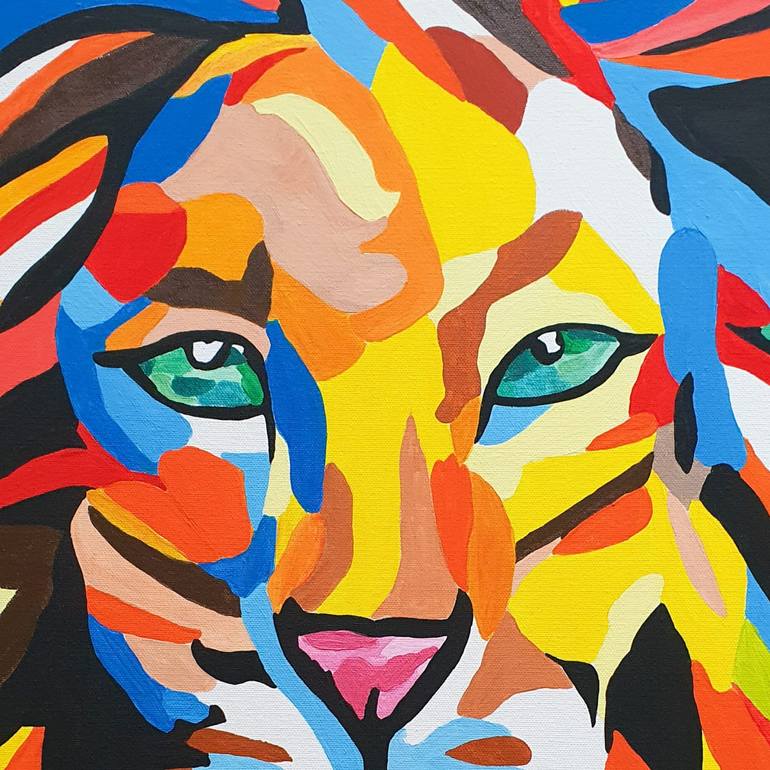 The King by Msv Maria Sabrina Viviani Painting by Maria Sabrina Viviani ...