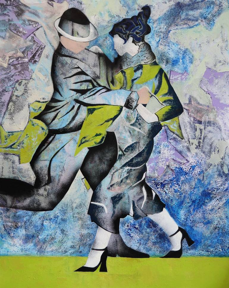 Message of pleasure Painting by Lea Fuchs | Saatchi Art