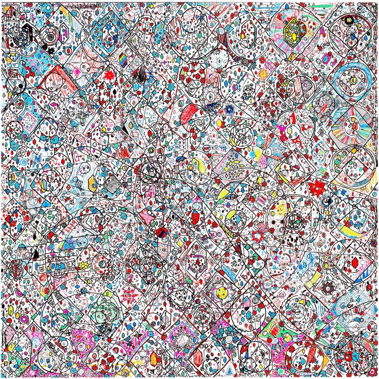 Mandala 13 Drawing by Tao Lin | Saatchi Art