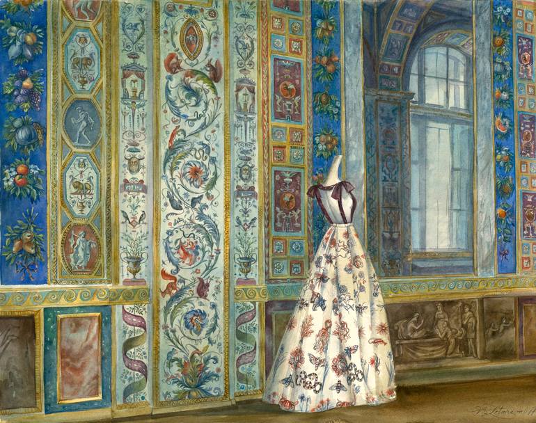 “Valentino. The phantom of the Hermitage watercolor Painting by Natalia ...