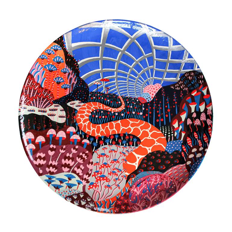 Amanita Painting by Sam Wilde | Saatchi Art