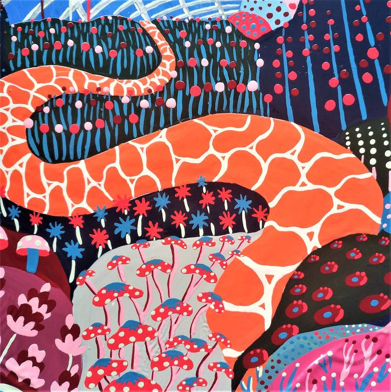 Amanita Painting by Sam Wilde | Saatchi Art