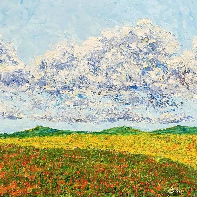 Field Painting by Promotion Gallery | Saatchi Art