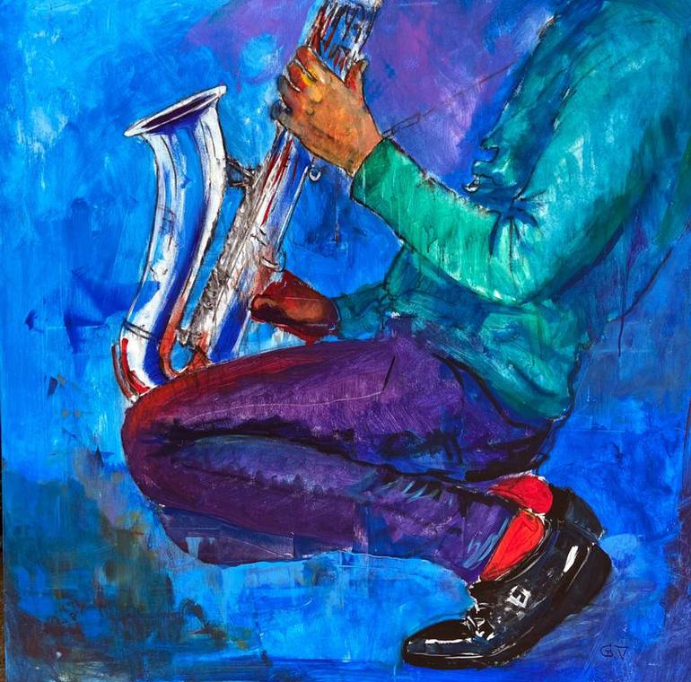 Colors of jazz III Painting by Promotion Gallery | Saatchi Art