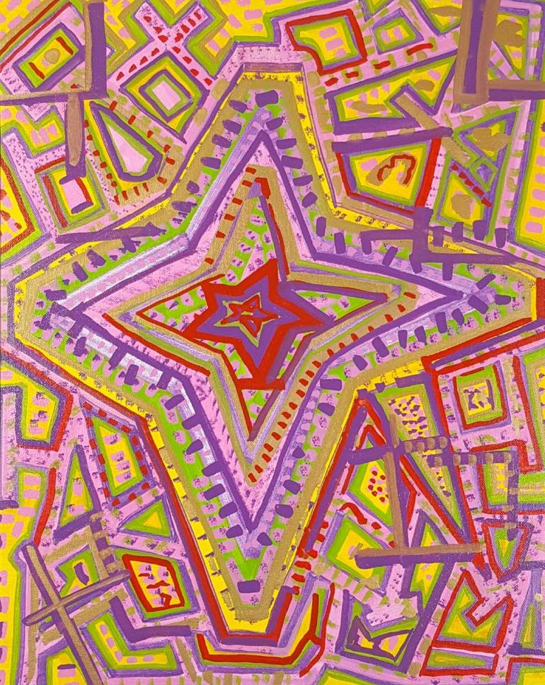 Star Painting by Yann Housden | Saatchi Art