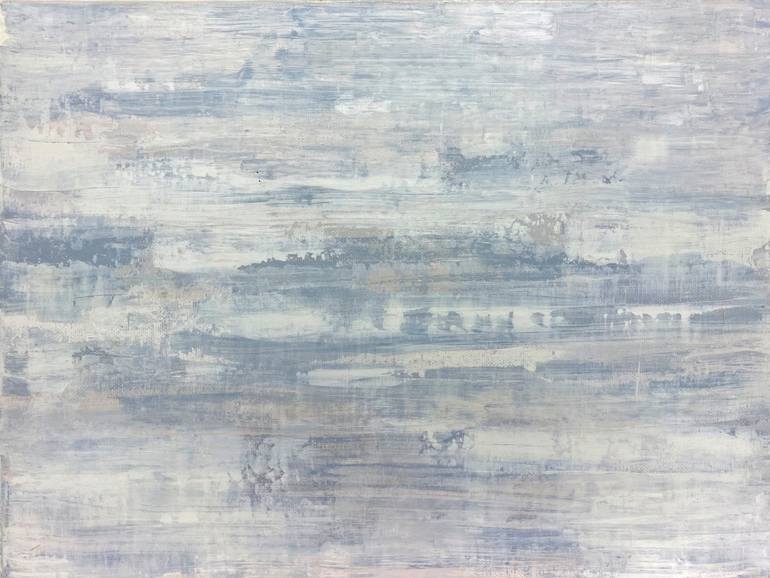 Whitescape 2 Painting by Aisha Cahn | Saatchi Art