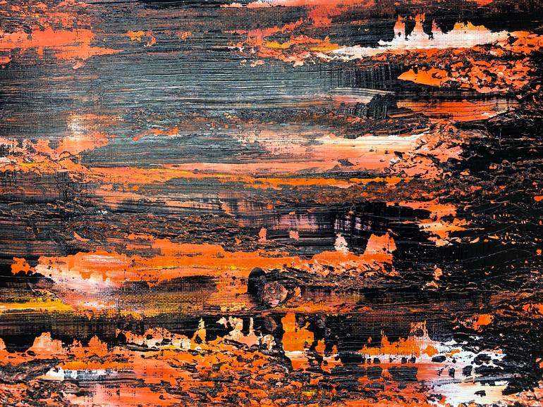 Blackscape 2 Painting by Aisha Cahn | Saatchi Art