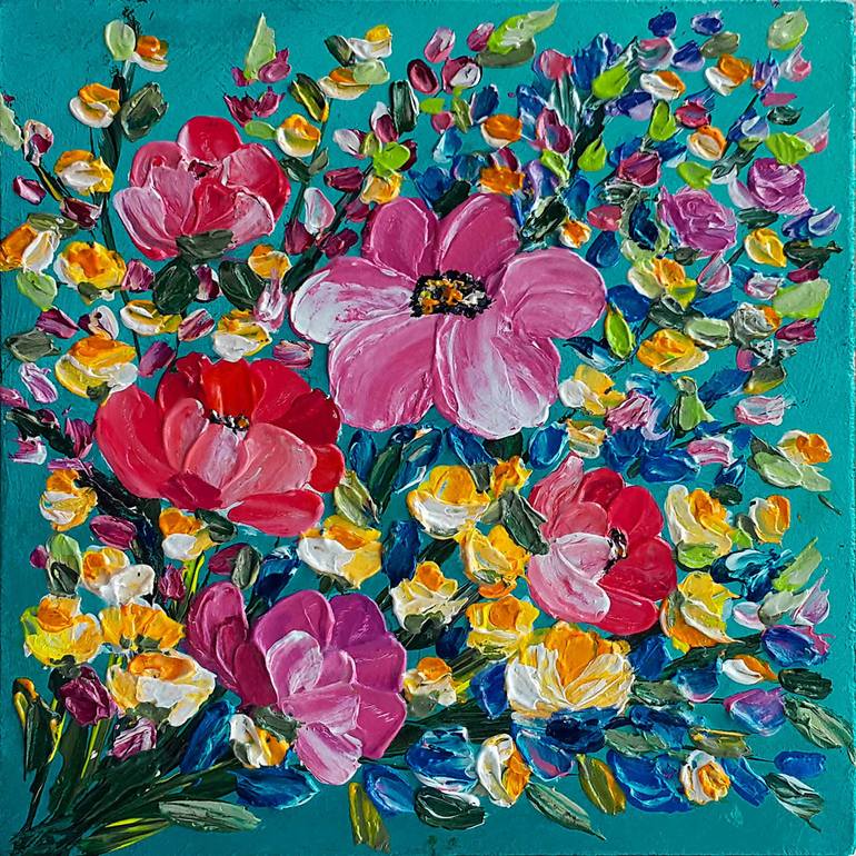 Spring Mood Painting 4 Painting by Tetiana Tiutiunnyk | Saatchi Art