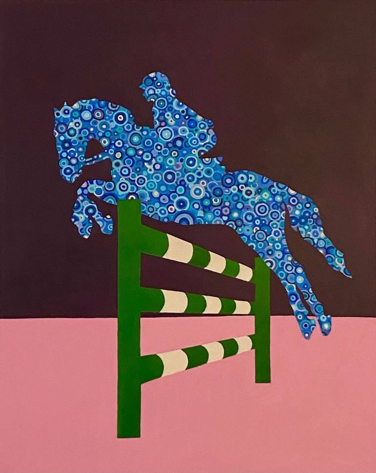 Jump Painting by Kasia Laskowska | Saatchi Art