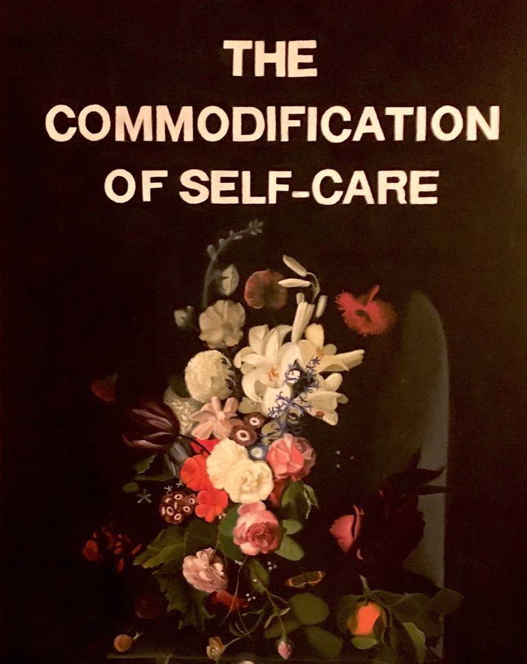 THE COMMODIFICATION OF SELF CARE Painting by Erin G | Saatchi Art