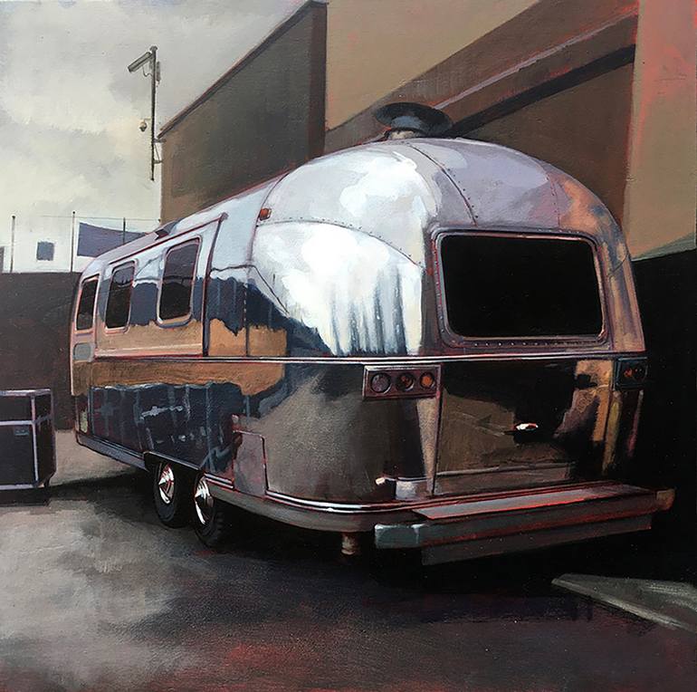 Airstream Painting by Andrew Morris | Saatchi Art